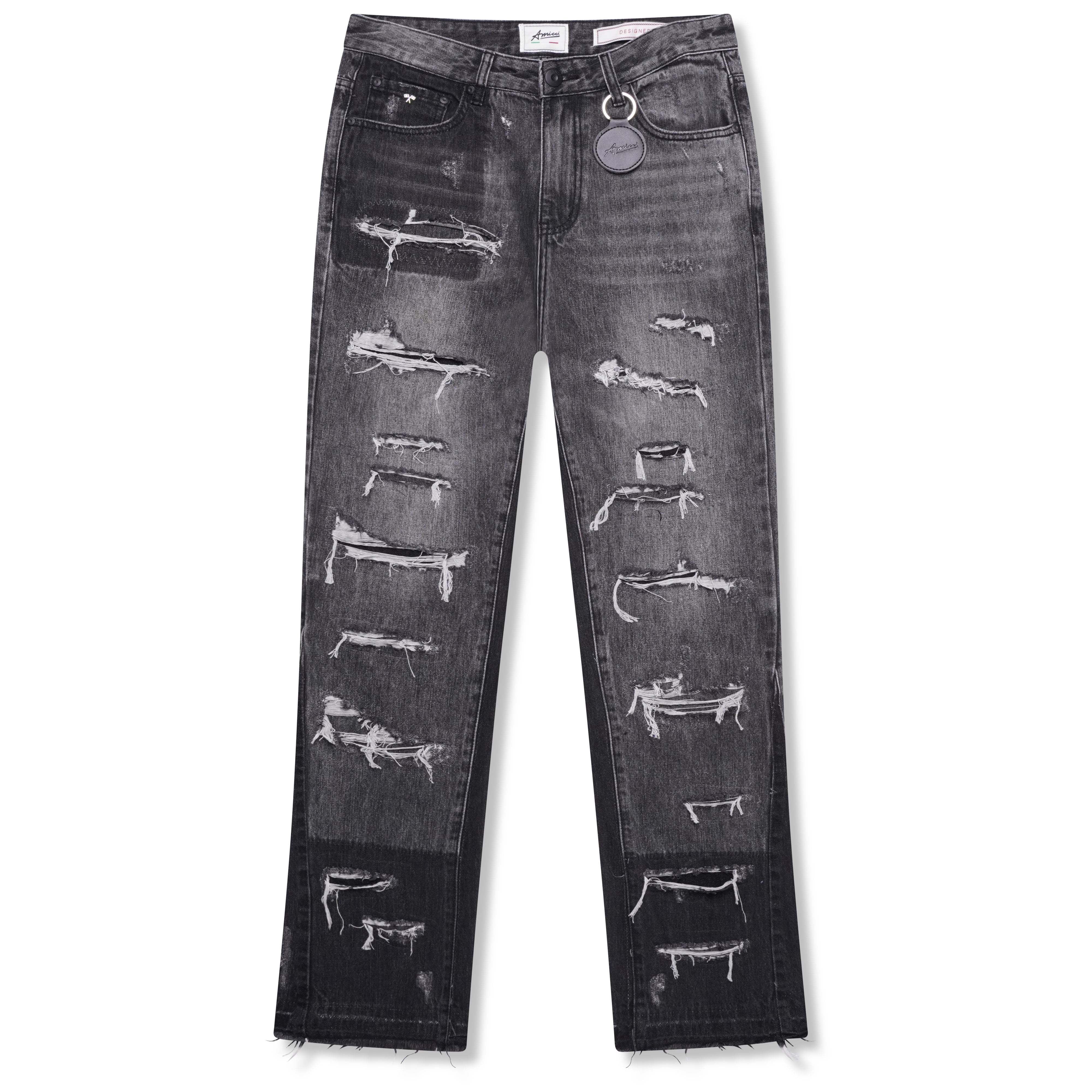 Imola Mid Grey Denim – Amicci